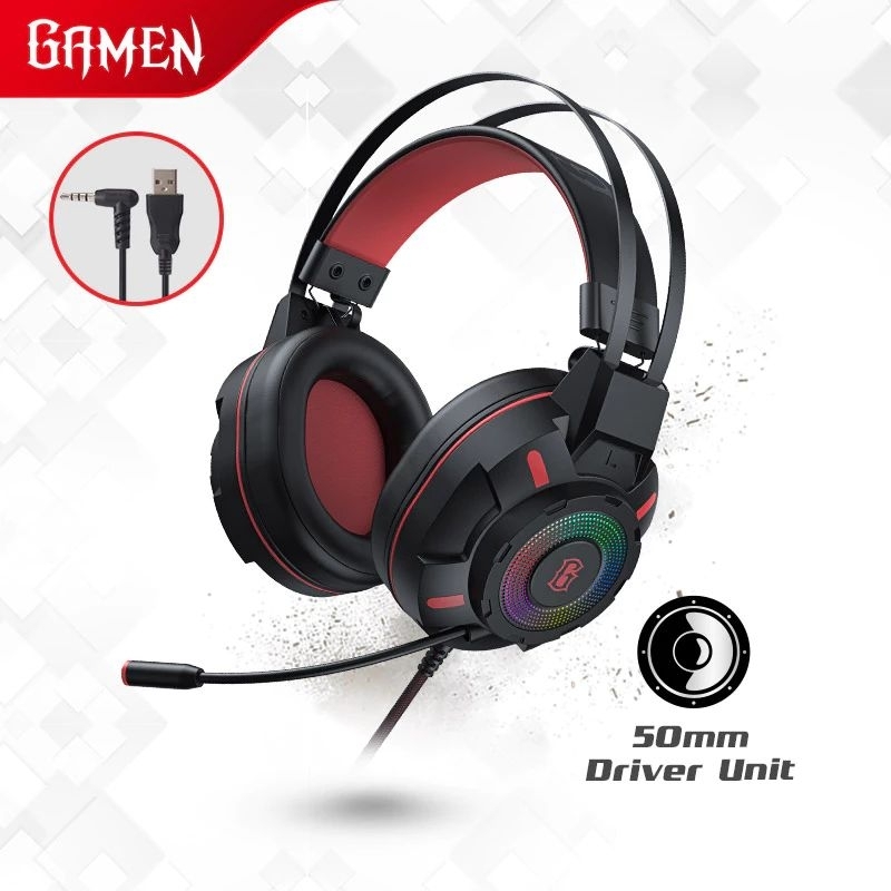 Jual Gamen GH1600 Gaming Headphone No Latency and Noise Reduction ...