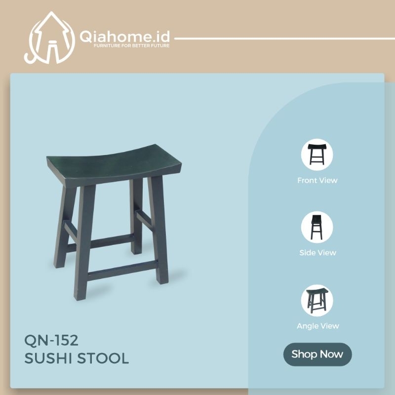 Jual Sushi Stool| Kursi Kecil Kayu | Kursi Minimalis Modern | Kursi ...