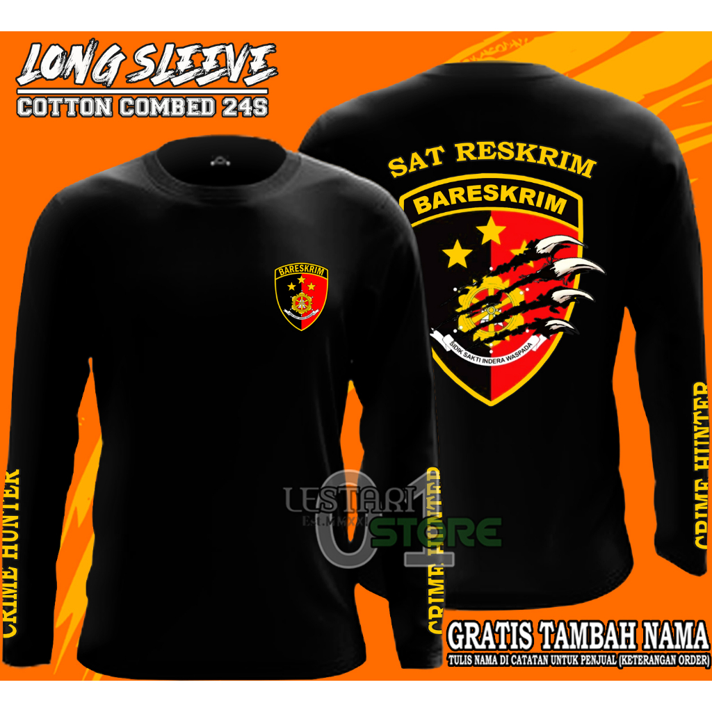 Jual kaos polisi RESKRIM 2 - tshirt polisi RESKRIM - menggunakan bahan ...