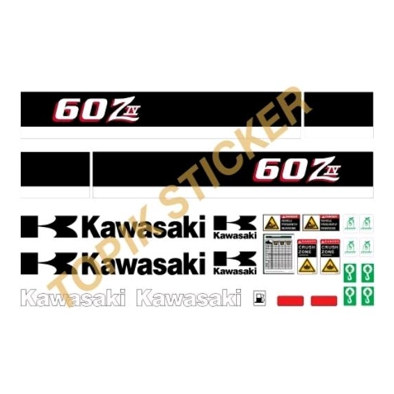 Jual Stiker Wheel Loader KAWASAKI 60Z IV , Stiker Alat Berat | Shopee ...
