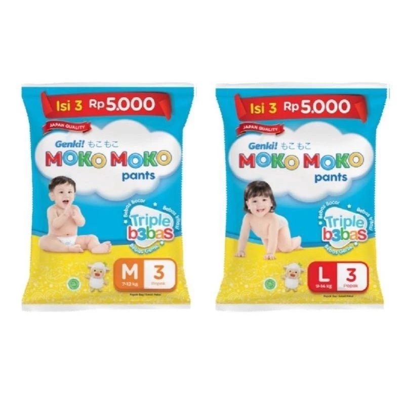 Jual Moko Moko sachet M dan L | Shopee Indonesia