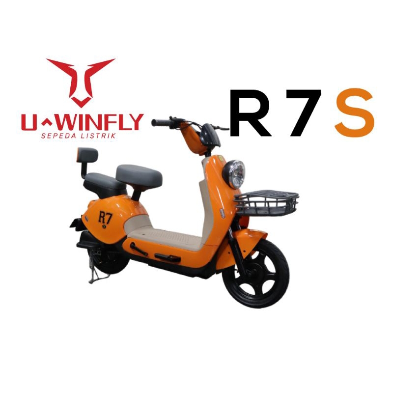 Jual Sepeda listrik R7S Uwinfly 500W 48V 12Ah murah BDG | Shopee Indonesia