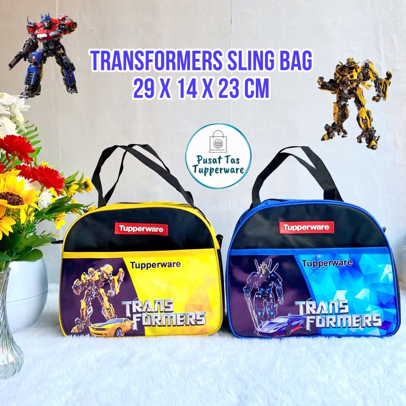 Jual Tas Selempang Transformers 2in1/Tas Bekal Karakter/Tas Serbaguna ...