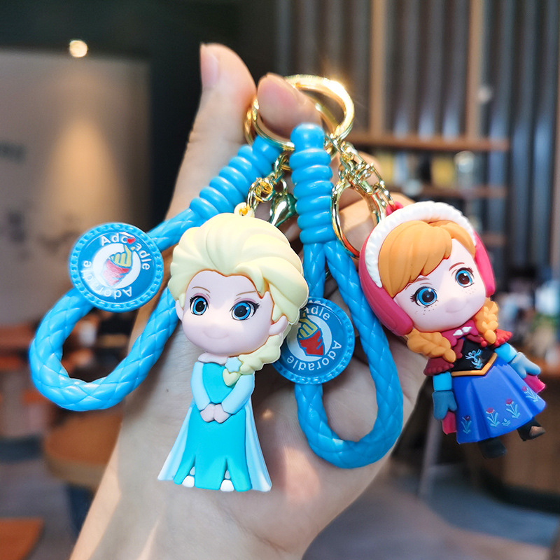 Jual Gantungan Kunci Frozen Keychain Boneka Kartun Karakter Elsa Anna ...