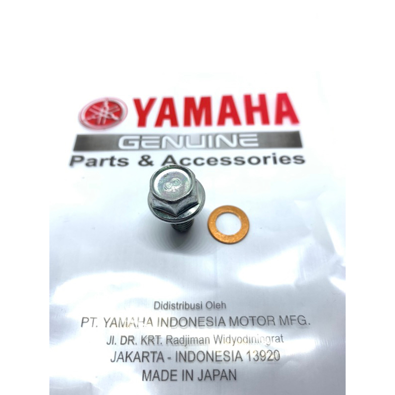 Jual baut ring tembaga kuningan oli gardan pembuangan baut 12 yamaha ...