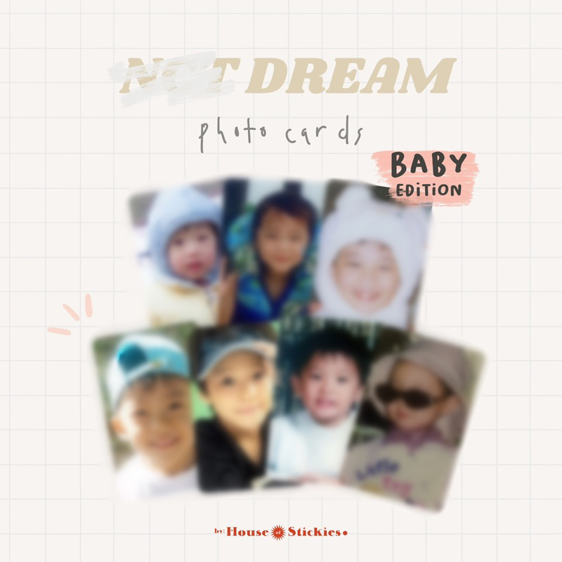 Jual NTC DREAM Unofficial Photocard Baby Edition | Shopee Indonesia