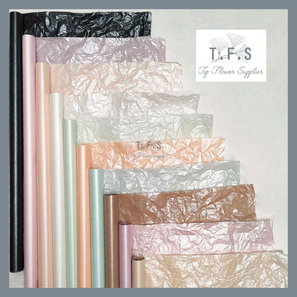 Jual (5pcs) Flower Wrapping Pearl Pear Paper Sydney Tissue Waterproof ...