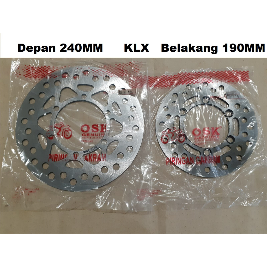 Jual PIRINGAN DISC CAKRAM BESI KLX DEPAN / BELAKANG TERMURAH KUALITAS ...