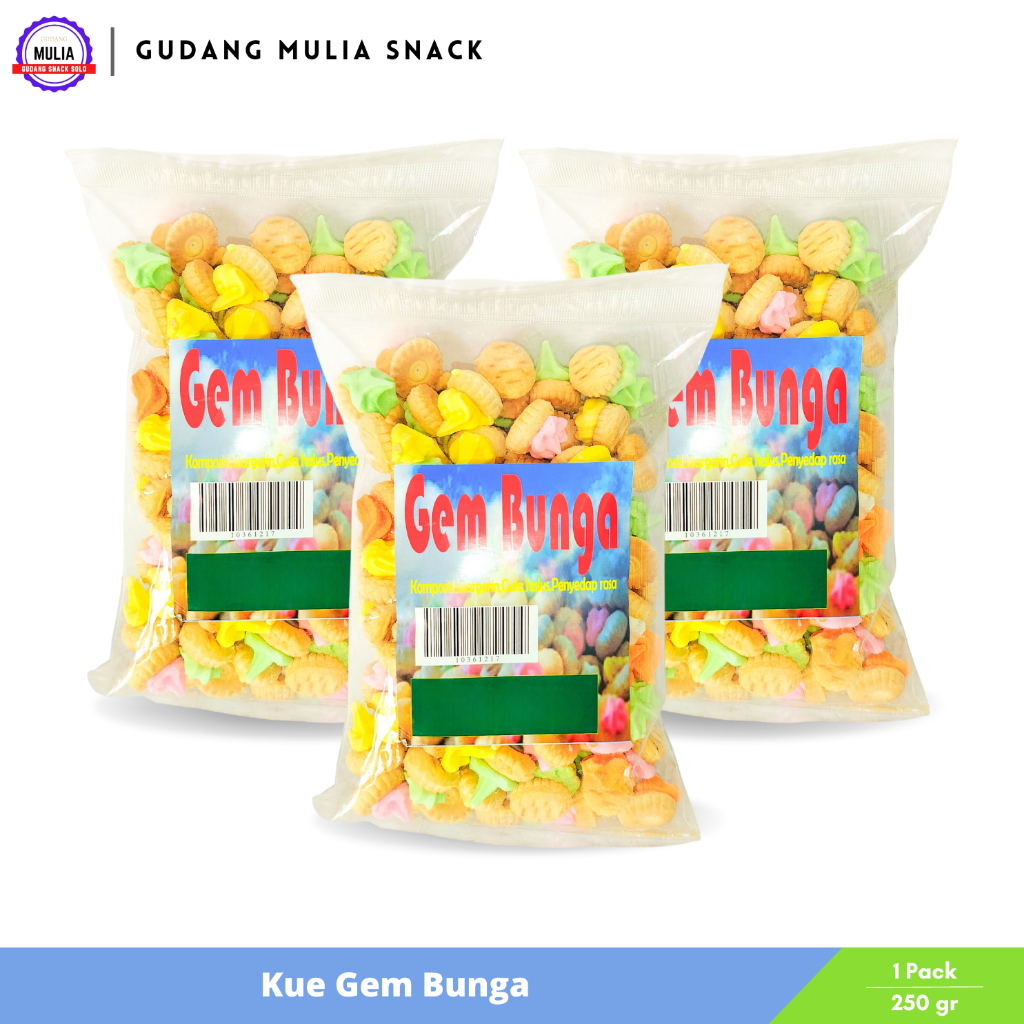 Jual Kue Gem Rose | Camilan Jadul Biskuit Gem Bunga Warna Warni Monas ...