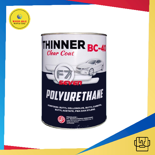 Jual Thinner F7 Clear Coat BC 40 PU F7 | Ukuran 1 Liter | Shopee Indonesia