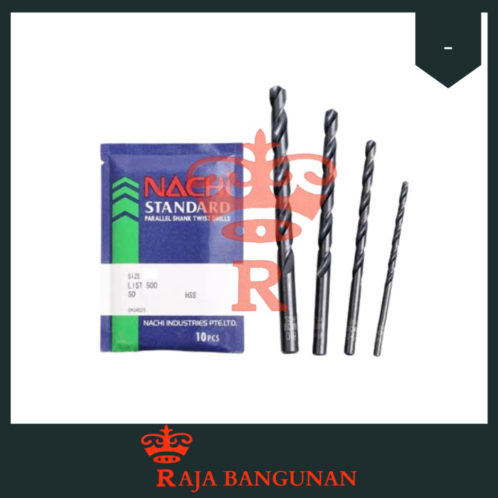 Jual Nachi Mata Bor Besi Eceran Ukuran 1mm / 2mm / 2,5mm / 3mm / 3,5mm ...