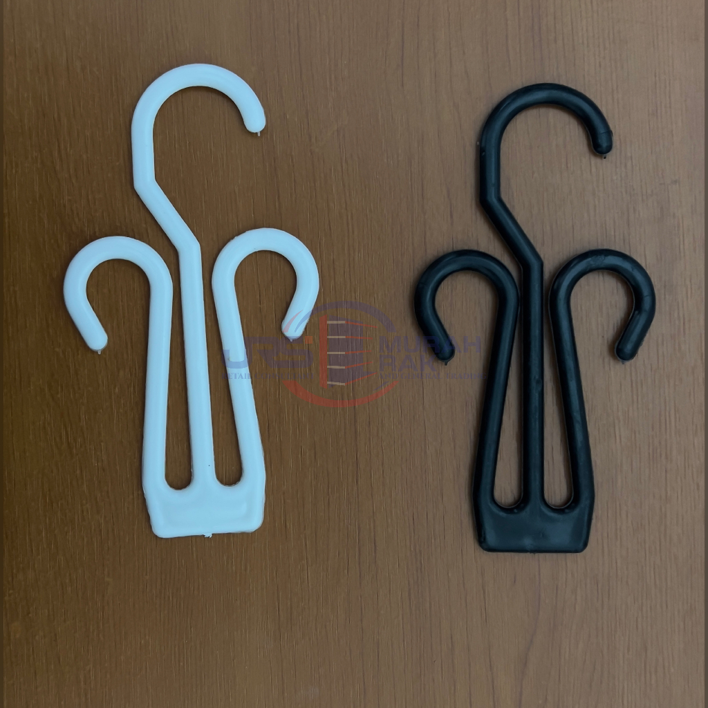 Jual Hanger sendal besar hitam dan putih (1 lusin)/ Hanger sepatu ...