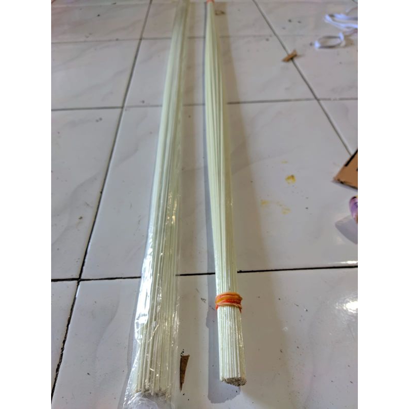 Jual Ruji Fiber Stik Putih 1 Meteran Ecer Isi 10 Biji Ukuran 1 ...