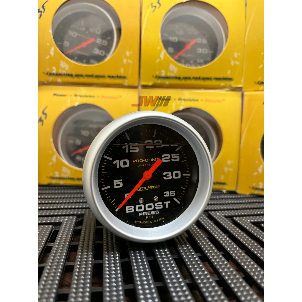 Jual BOOSTMETER 35 PSI AUTOMETER PROCOMP TURBO METER BUKAN R4 | Shopee ...