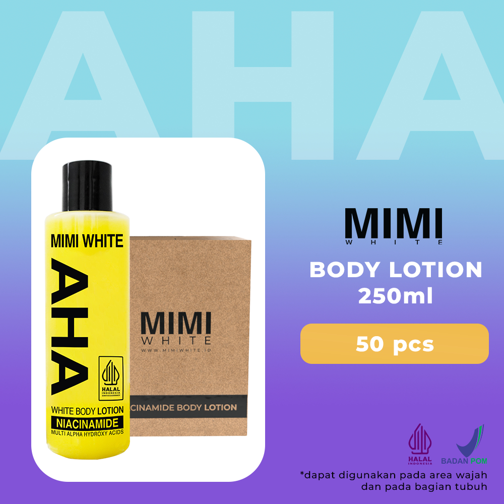 Jual MIMI WHITE Body Lotion 250 ml x 50 pcs ( 1 dus ) | Shopee Indonesia