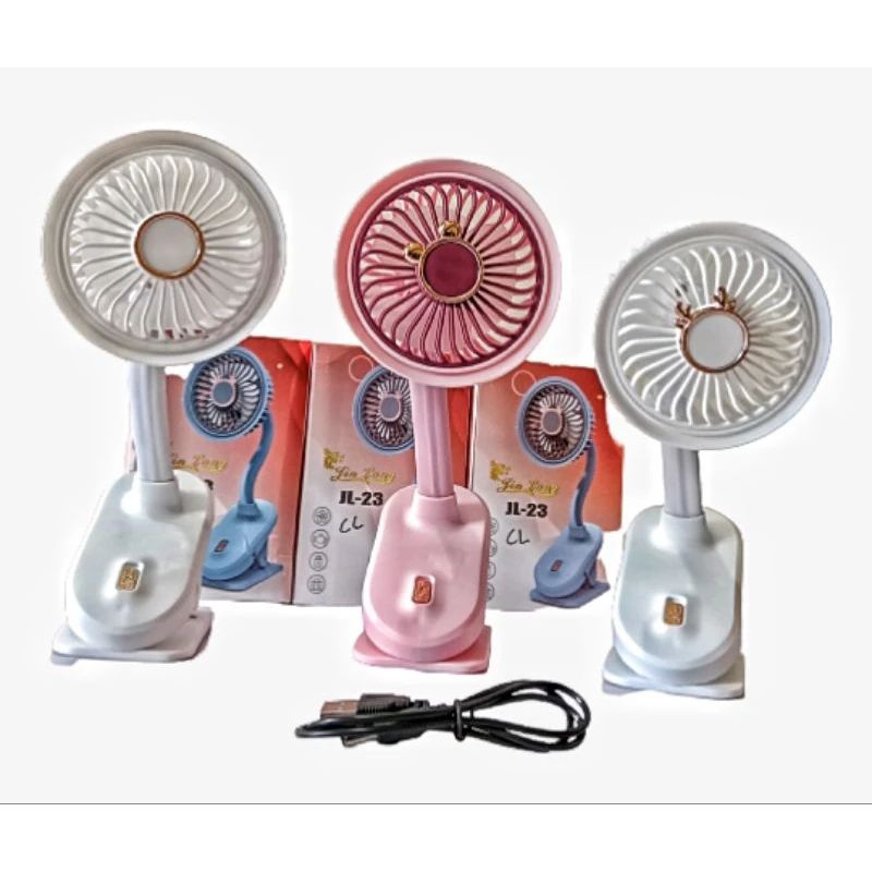 Jual Kipas Angin Mini Portable JL-23 / Kipas Angin Isi Ulang USB ...