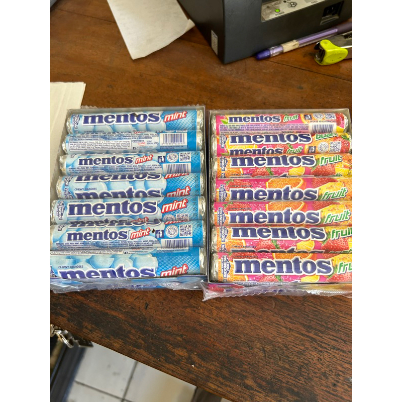 Jual mentos roll box isi 14 roll | Shopee Indonesia