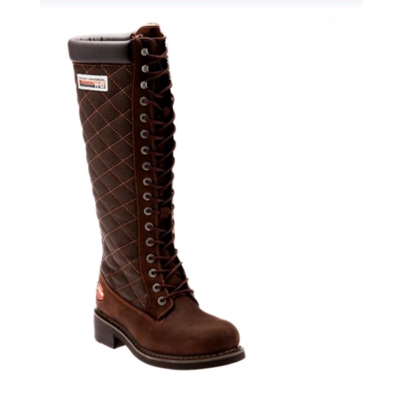Jual Sepatu Boots wanita harley davidson import original modis | Shopee ...