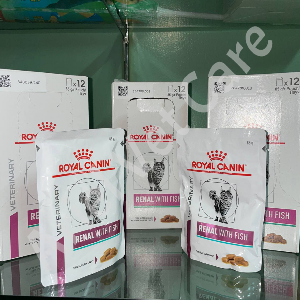 Jual Royal Canin Renal Pouch Sachet with fish 85 Gr - Makanan Kucing ...