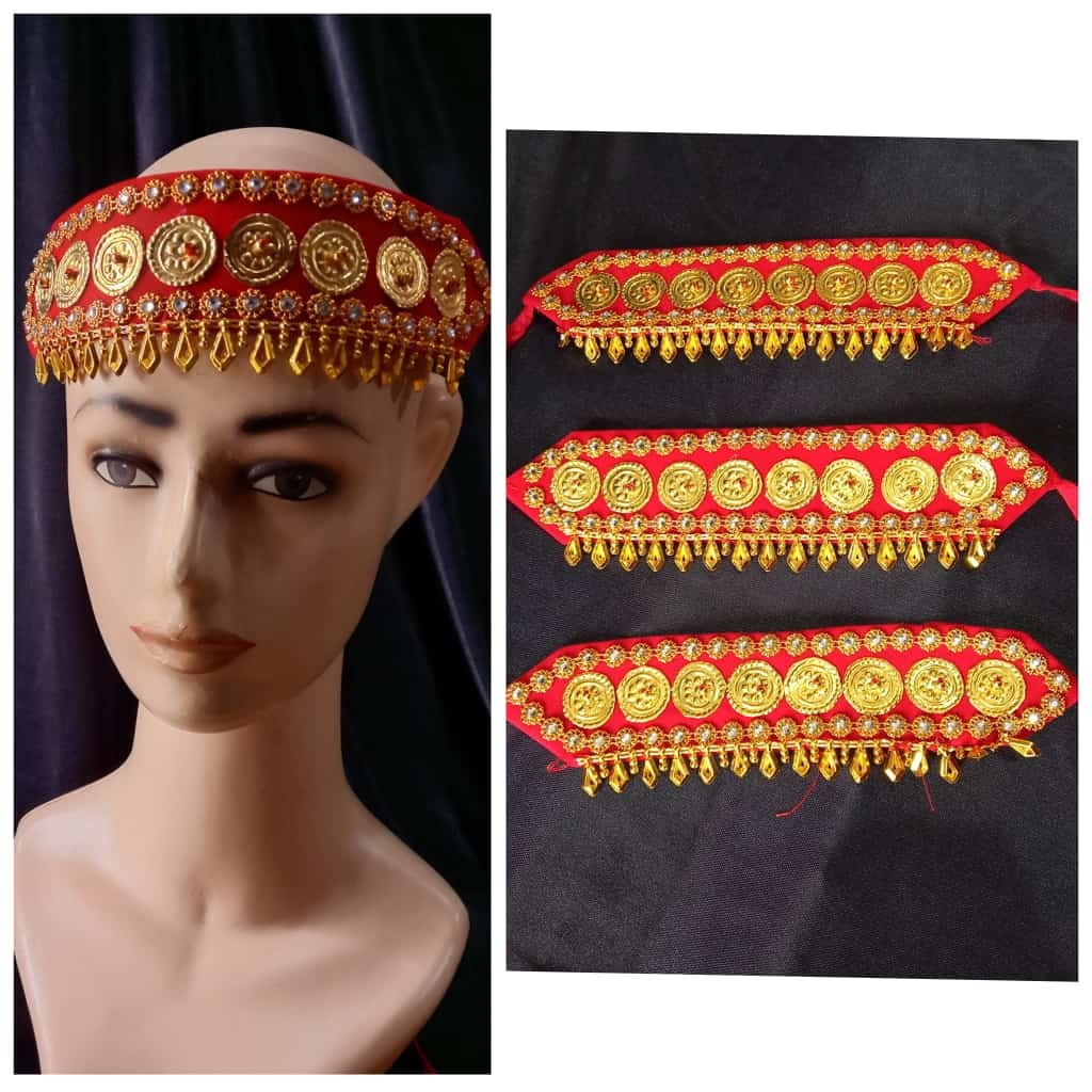 Jual Gandik Palembang, untuk nari, ikat kepala adat palembang | Shopee ...