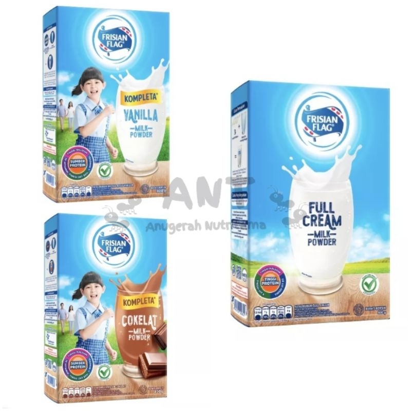 Jual Frisian Flag Kompleta Vanila / Coklat / Purefarn Full Cream 800gr ...