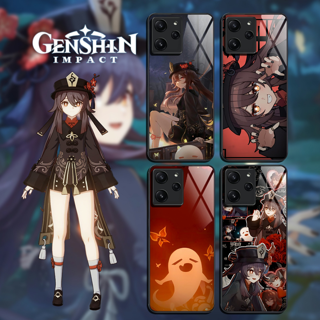 Jual G567 Softcase Kaca Kilau Case Genshin Impact Hutao Semua Tipe HP ...