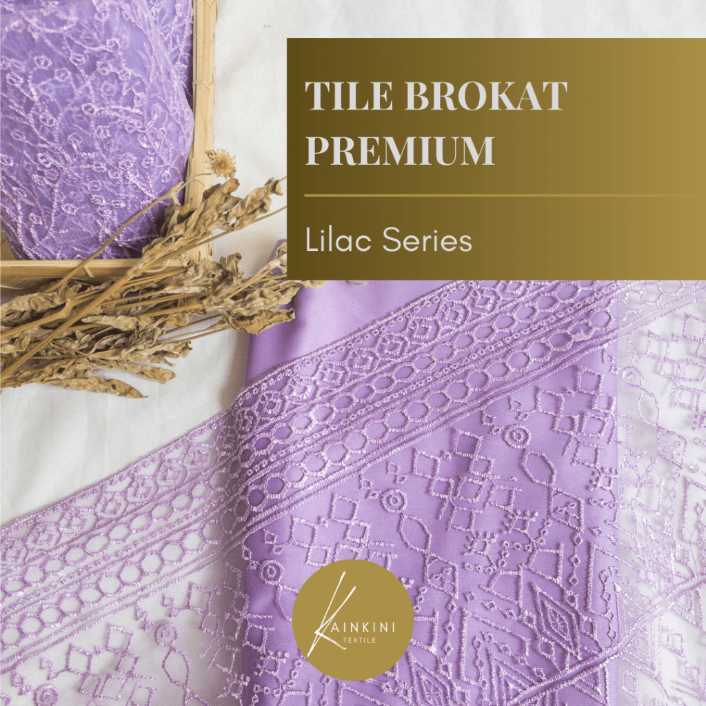Jual Kain Brokat Bahan Kebaya / Tile Brukat Perancis (½ meter) by ...