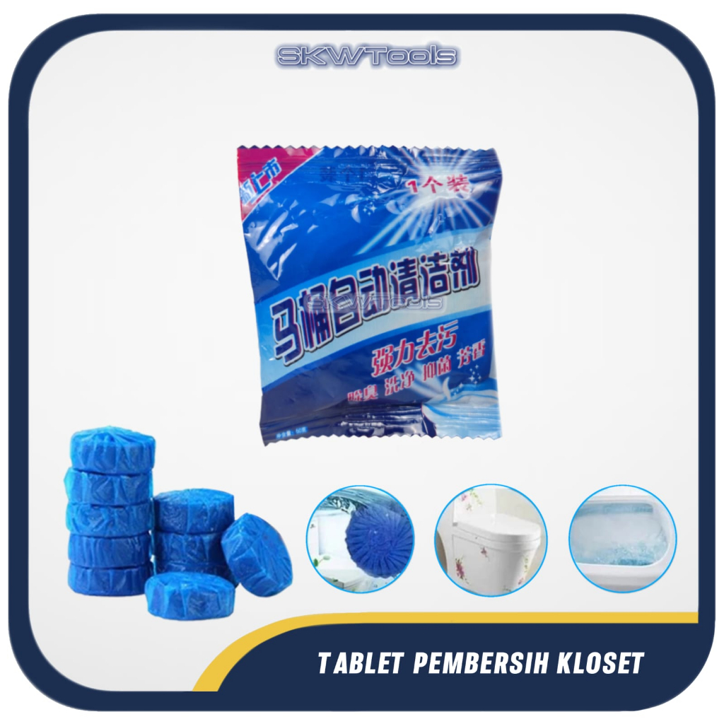 Jual Tablet Toilet Biru - Tablet Biru Pembersih Penyegar Kloset Toilet ...