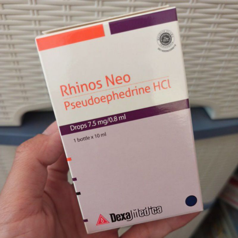 Jual Rhinos Neo Drop Drops 10 ml Flu anak | Shopee Indonesia