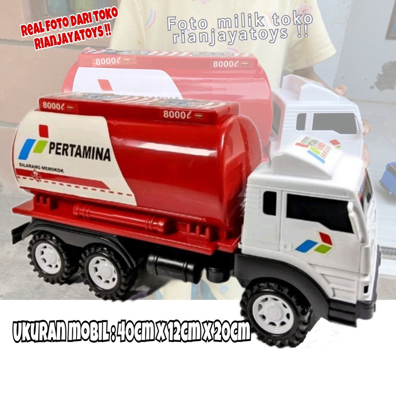 Jual Mainan Truk Pertamina Besar - Truk Pertamina ST2060 | Shopee Indonesia