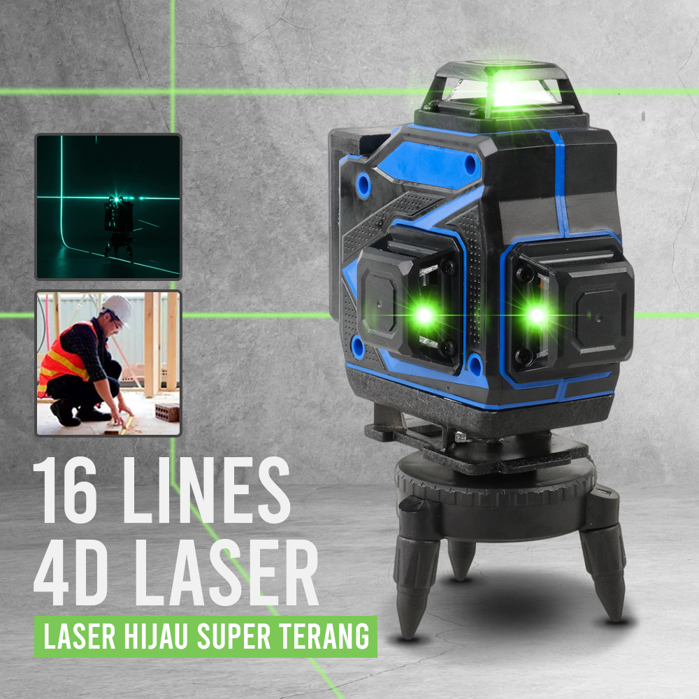 Jual Laser Level Mesin Self Leveling 16 Line Laser 3D High Precision ...