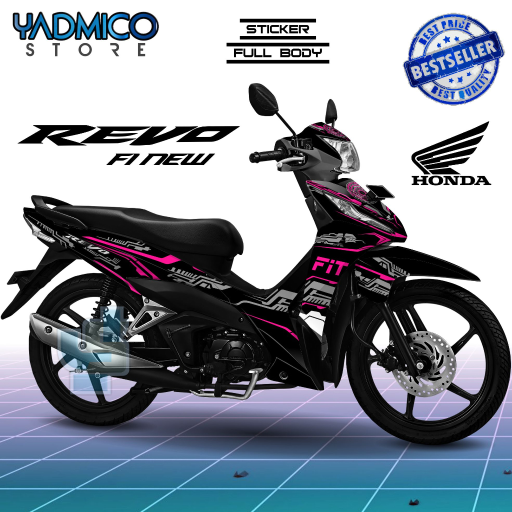 Jual Decal Revo Fit Fi New Full Body - Stiker Motor Revo Fi Full Body - Dekal Revo Fit New Full ...