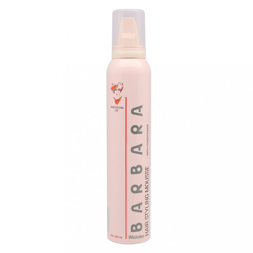Jual Barbara Hair Foam Styling Mousse With Conditioner - 240ml | Shopee ...
