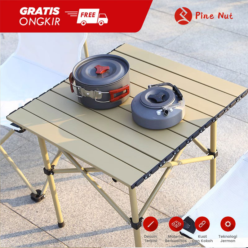 Jual Meja Lipat Outdoor Aluminium Meja Lipat Camping | Shopee Indonesia