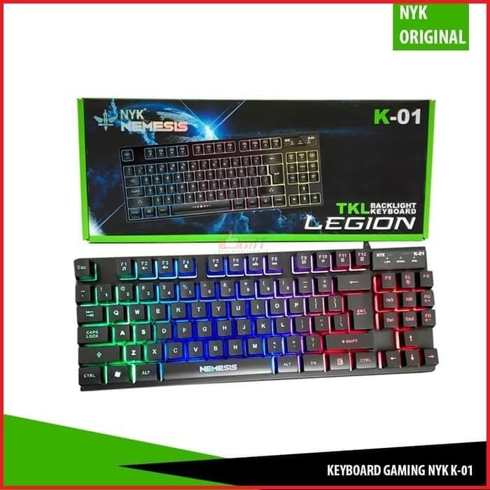 Jual Keyboard Gaming Nemesis NYK TKL K01 Gaming Keyboard | Shopee Indonesia