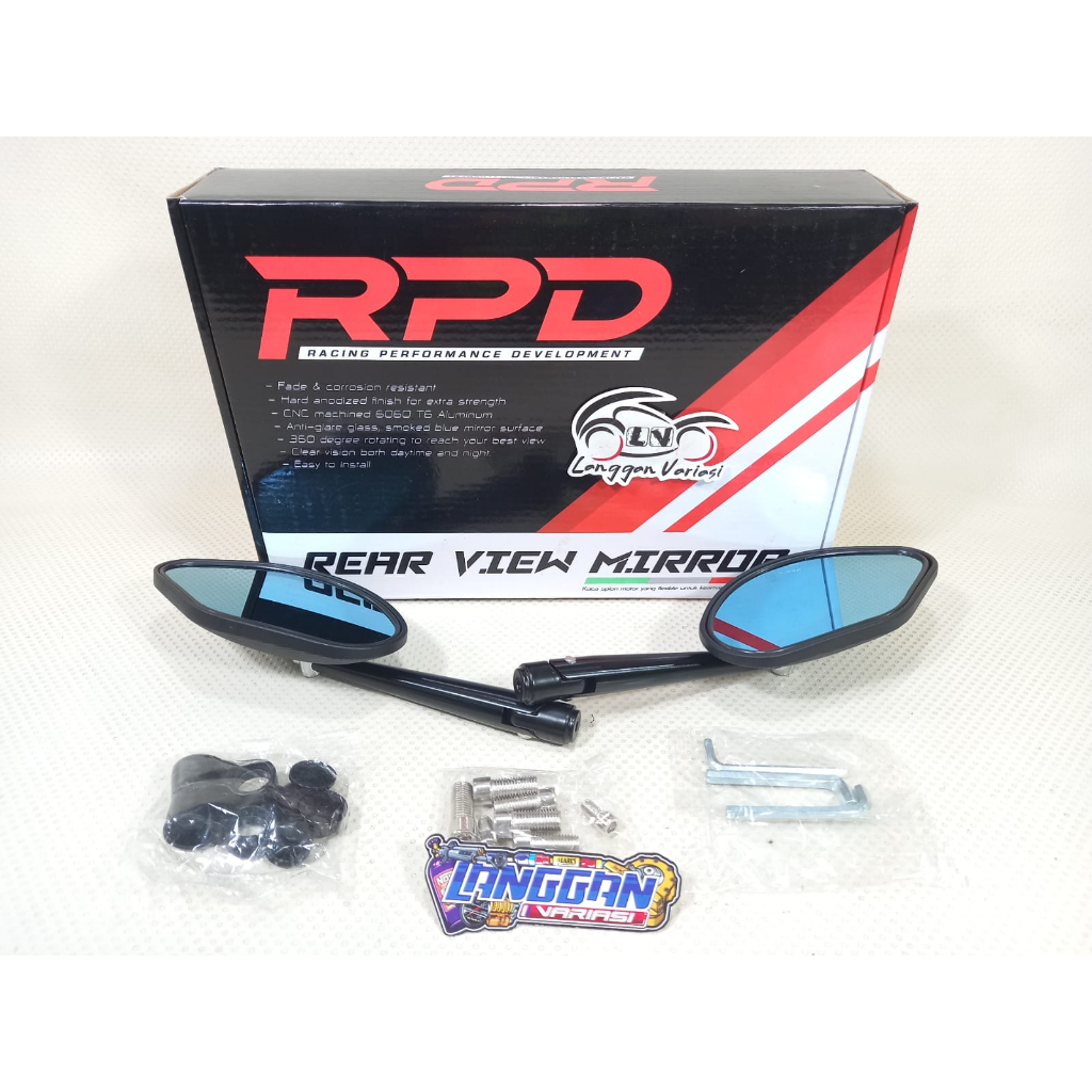 Jual Spion Motor RPD Rear View Mirror Universal | Shopee Indonesia