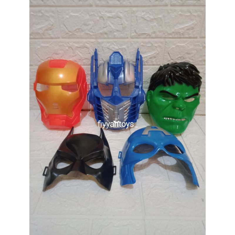 Jual Topeng mainan anak karakter motif superhero | Shopee Indonesia