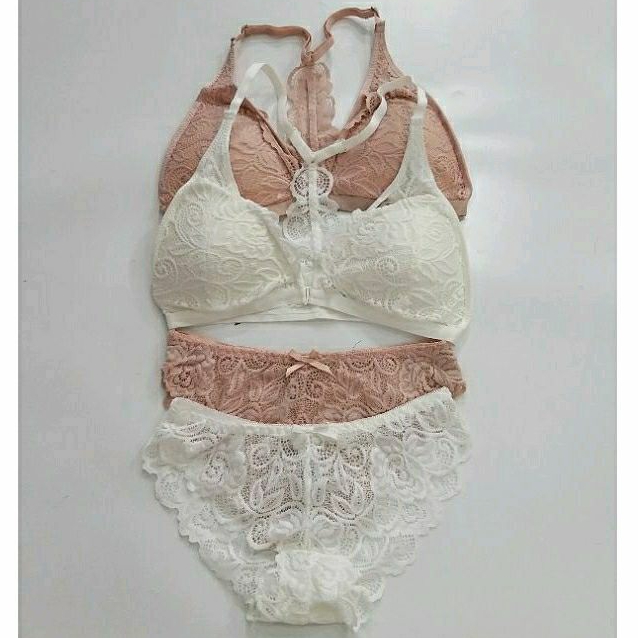 Jual Bra set bh dan celana dalam renda bh busa tipis bh tanpa kawat set ...