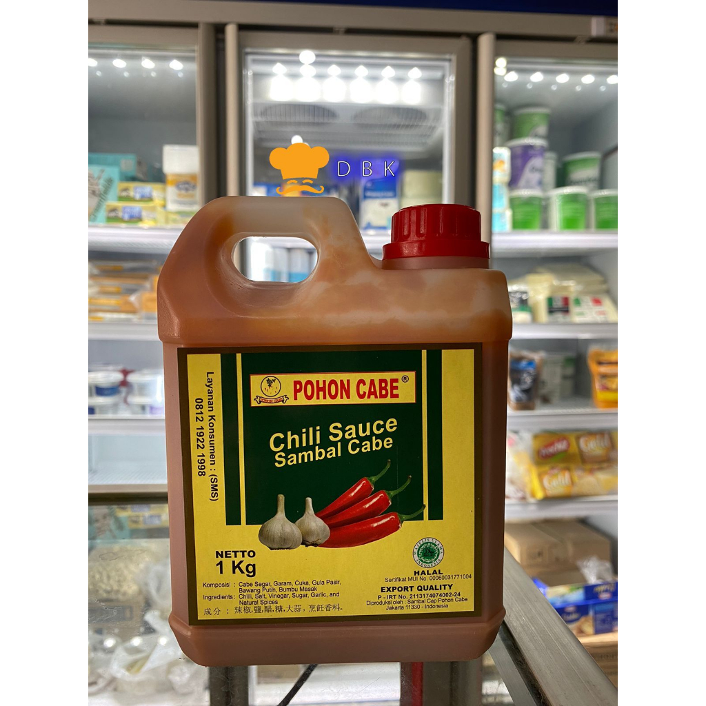 Jual sambal pohon cabe dirigen 1kg saus beli bis rasa lama saos mie ...