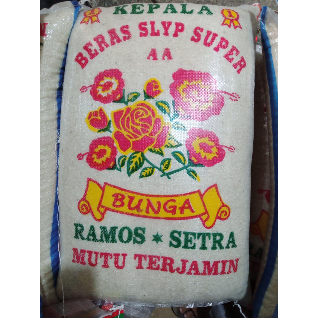 Jual BERAS CAP BUNGA RAMOS SETRA PULEN 25KG | Shopee Indonesia