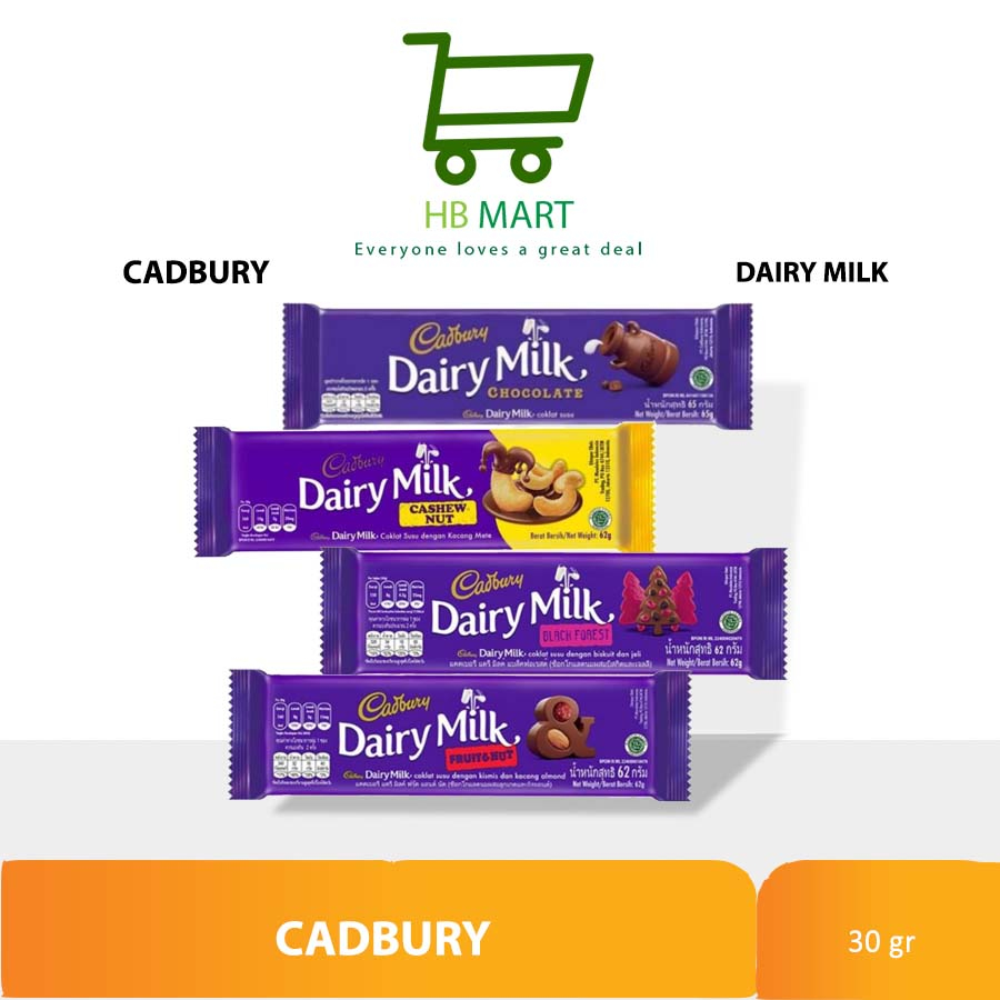 Jual Cadbury dairy milk coklat cadbury 25g all variant | Shopee Indonesia
