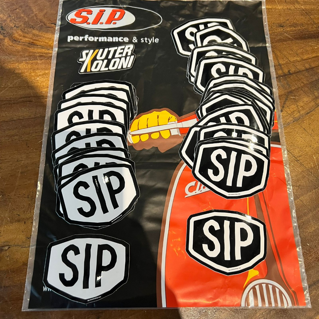 Jual SIP Tape Logo Sticker Original SIP Scootershop | Shopee Indonesia
