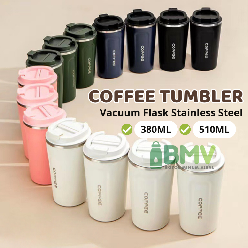Jual Tumbler Mug Stainless Thermos Coffee Gelas Kopi Portable 380ml ...