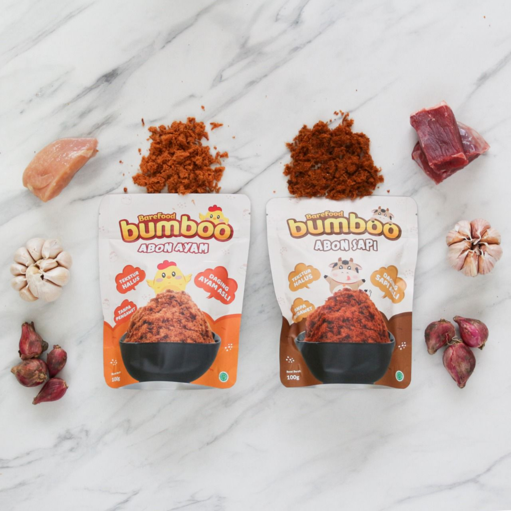 Jual 6+ BAREFOOD BUMBOO ABON SAPI AYAM / ABON SAPI / ABON MPASI ...