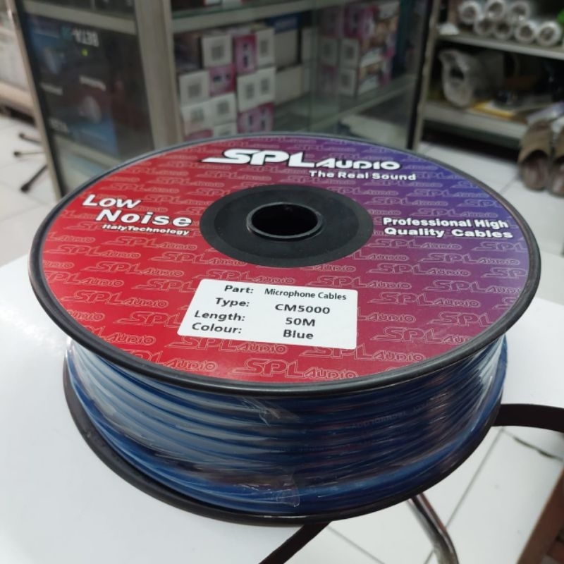Jual kabel mic SPL audio cm 5000 panjang 50 meter | Shopee Indonesia
