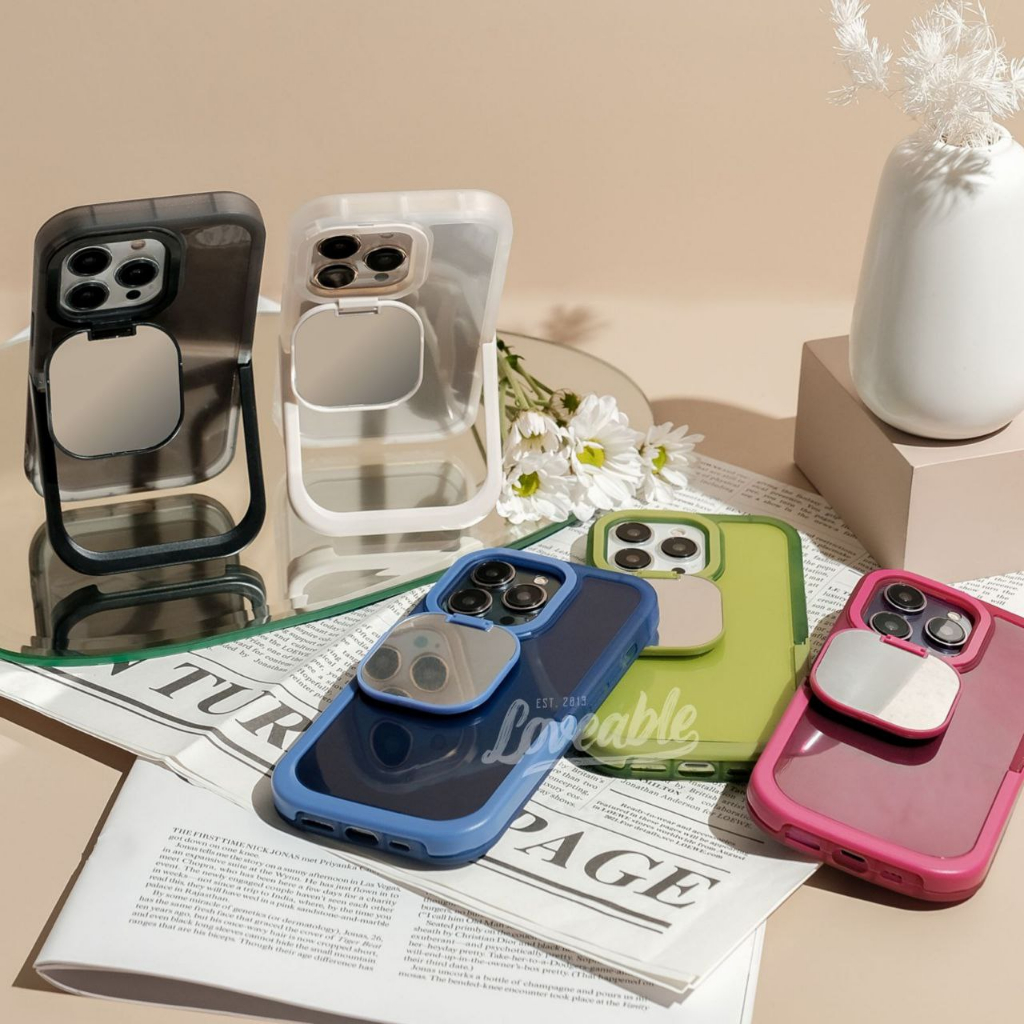Jual LOVEABLE Mirror Marline Holder Case - Hardcase/Cashing HP For ...