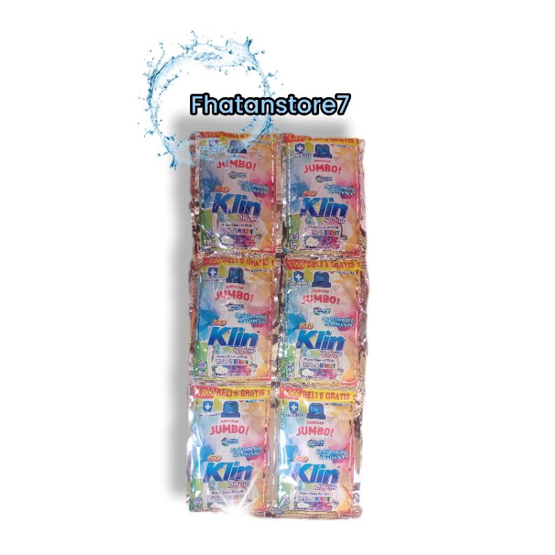 Jual Jual Kartonan So Klin Liquid Sachet 1.000 | White & Bright Beli 12 ...