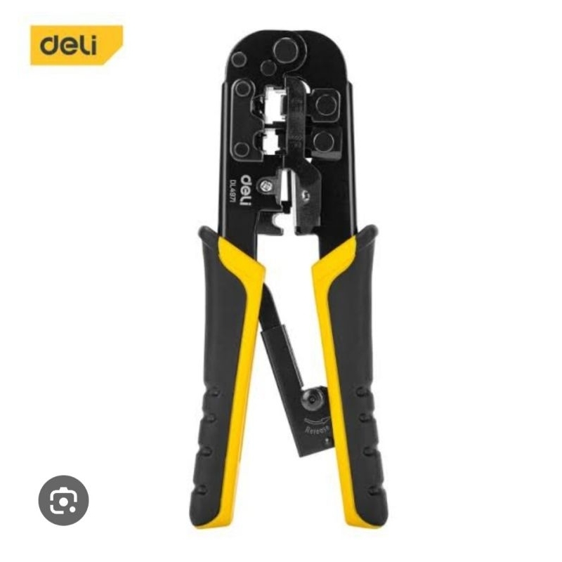 Jual TANG POTONG KABEL / PENJEPIT ETHERNET DELI DL-4971 / ETHERNET ...