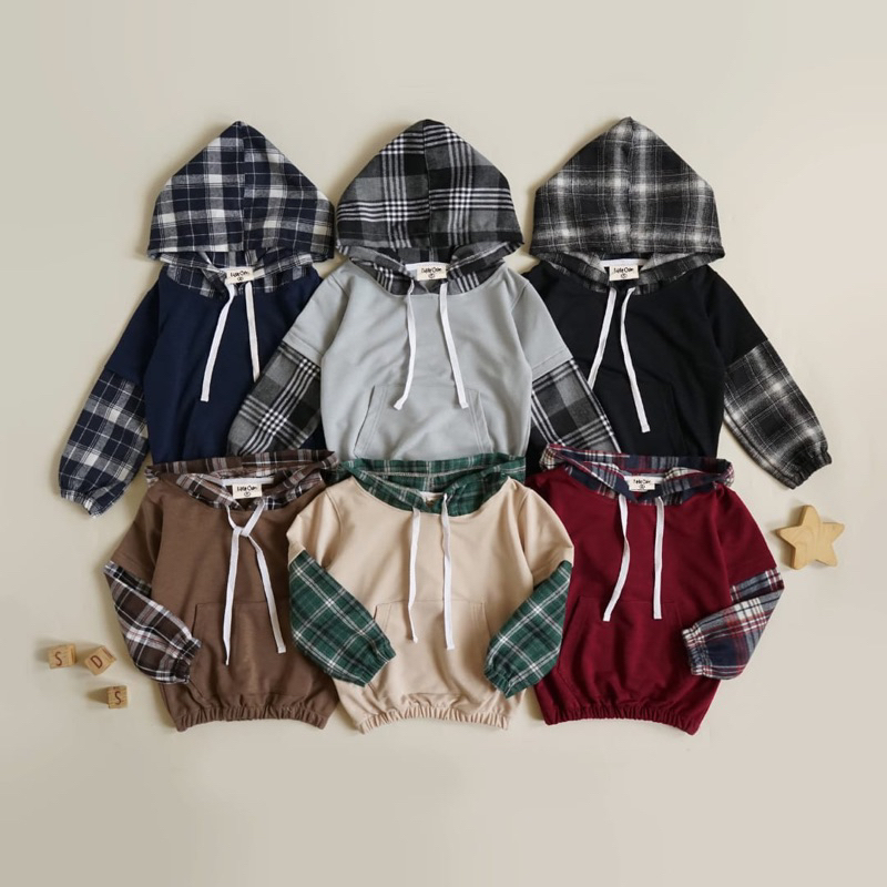 Jual LITTLE CAIM - Reeley Hoodie atasan anak unisex sweater anak jaket ...