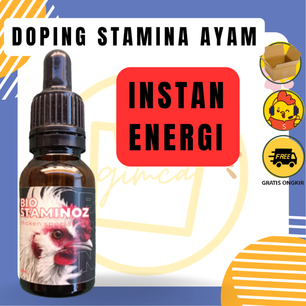 Jual doping ayam atp bio staminoz full power stamina 20ml gimca ...